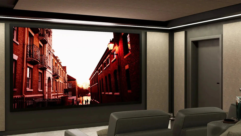 Fabric Walls Interior Systems for Home Cinema Installations